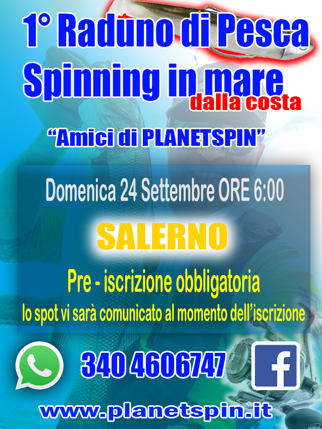 Spinning in mare dalla spiaggia alla Spigola - Planetspin