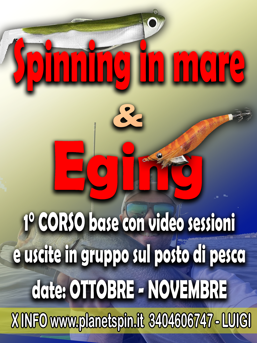 1° Corso Spinning in mare e Eging - Planetspin